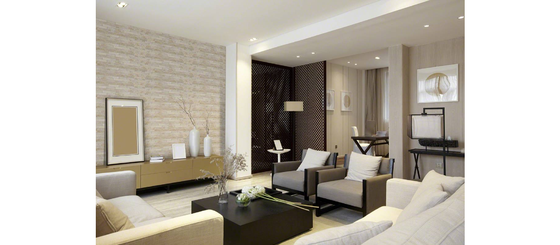 Arctic Golden Splitface Stacked Stone Panels – The Garden District