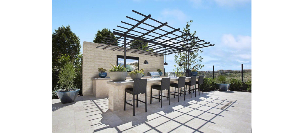 Arctic Golden Splitface Stacked Stone Panels – The Garden District